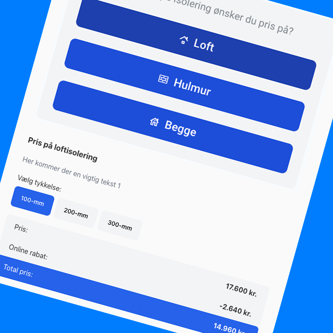 Easycal - Få op til 50% flere leads med skræddersyede beregnere